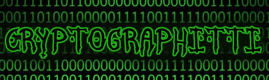 The Crypto Graffiti X 3D artist - Cryptographitti NFT signature series.