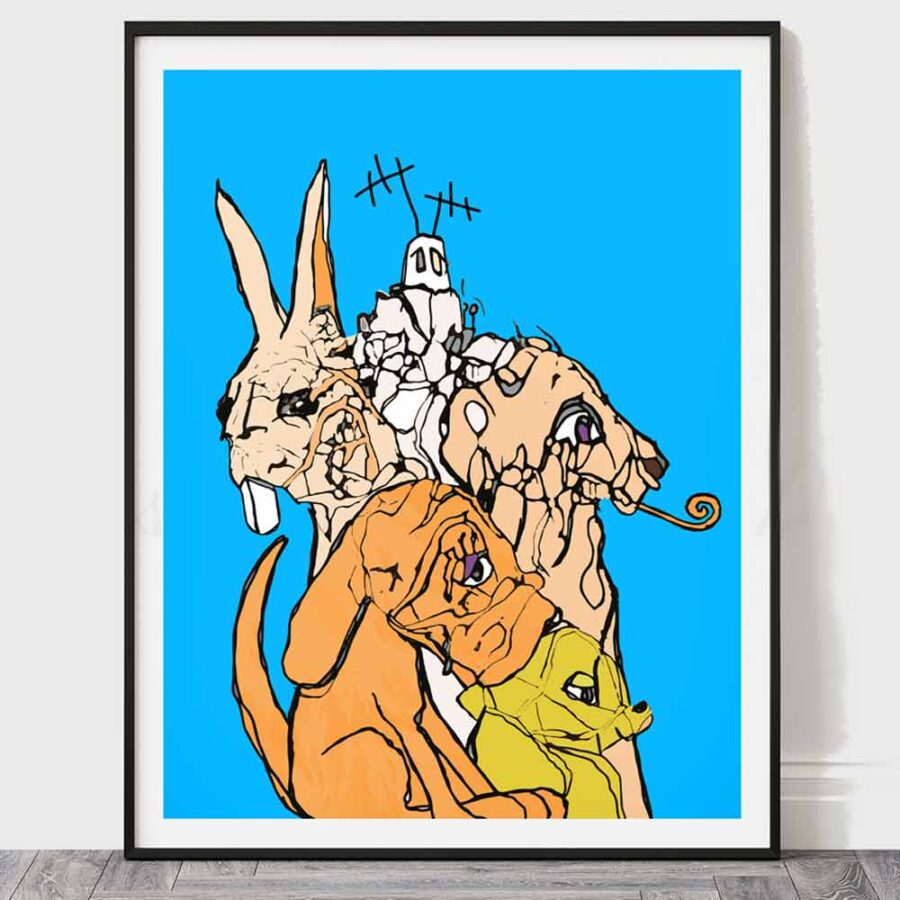 Graffiti Art and Alien inspired original designs by the artist Vinni Kiniki